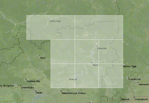 Download Perm krai topographic maps - mapstor.com