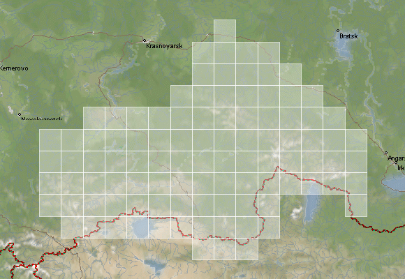 Download Sayan Mountains topographic maps - mapstor.com