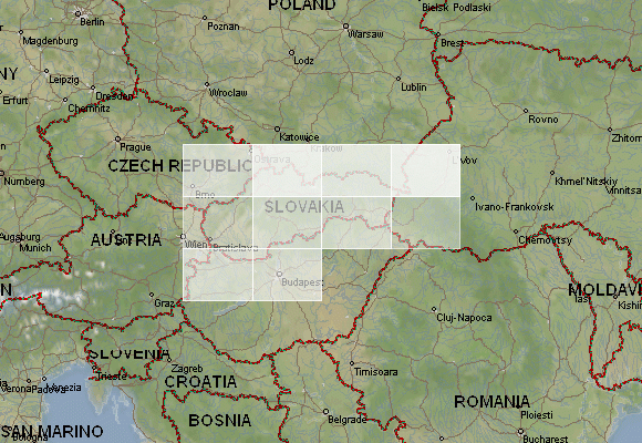 Download Slovakia topographic maps - mapstor.com