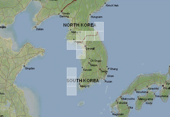 Download South Korea topographic maps - mapstor.com