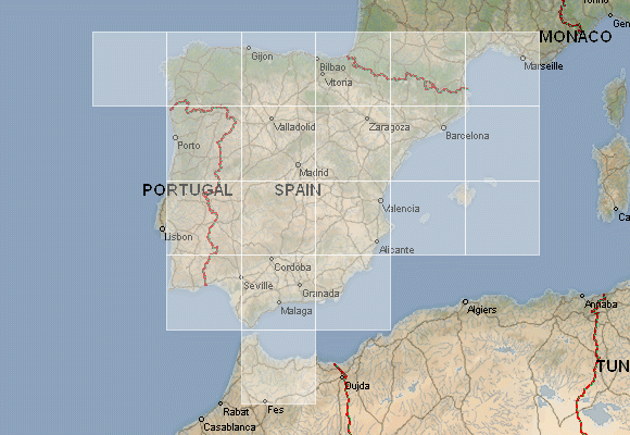 Download Spain topographic maps - mapstor.com