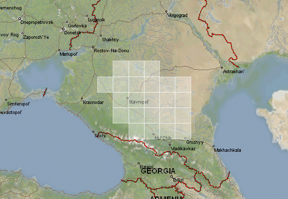 Download Stavropol krai topographic maps - mapstor.com