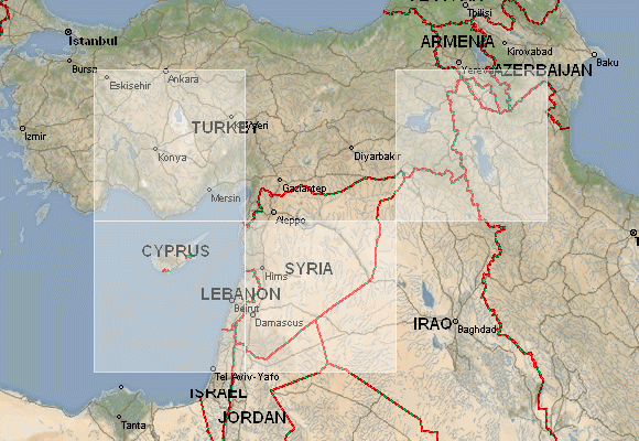 Download Syria topographic maps - mapstor.com
