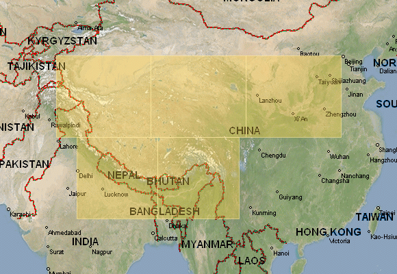 Download Tibet topographic maps - mapstor.com