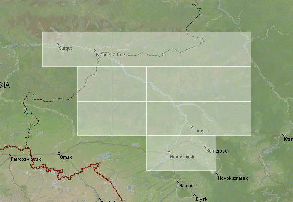 Download Tomsk oblast topographic maps - mapstor.com