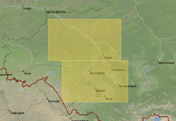 Download Tomsk oblast topographic maps - mapstor.com