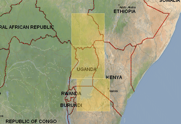 Download Uganda topographic maps - mapstor.com