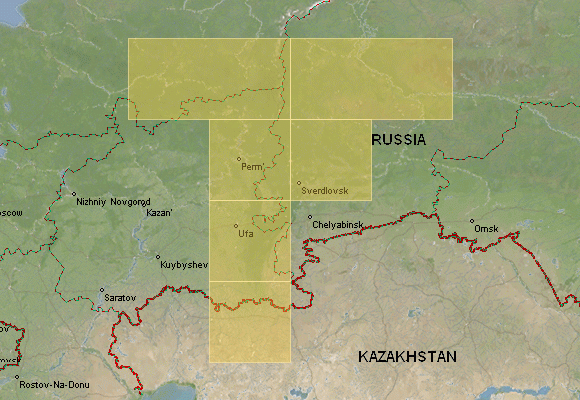 Download Ural topographic maps - mapstor.com