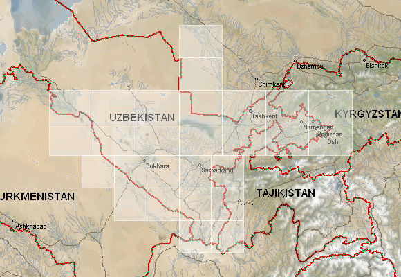 Download Uzbekistan topographic maps - mapstor.com