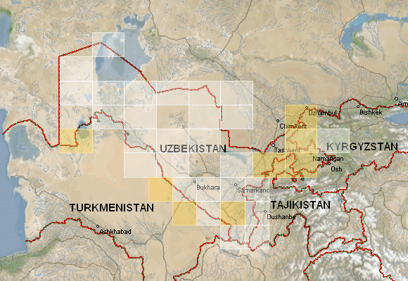 Download Uzbekistan topographic maps - mapstor.com