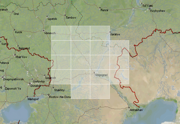 Download Volgograd oblast topographic maps - mapstor.com