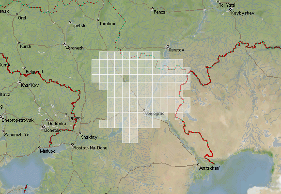 Download Volgograd oblast topographic maps - mapstor.com