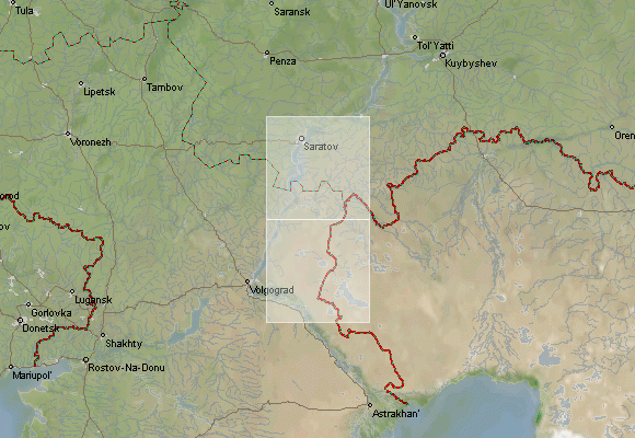 Download Volgograd oblast topographic maps - mapstor.com