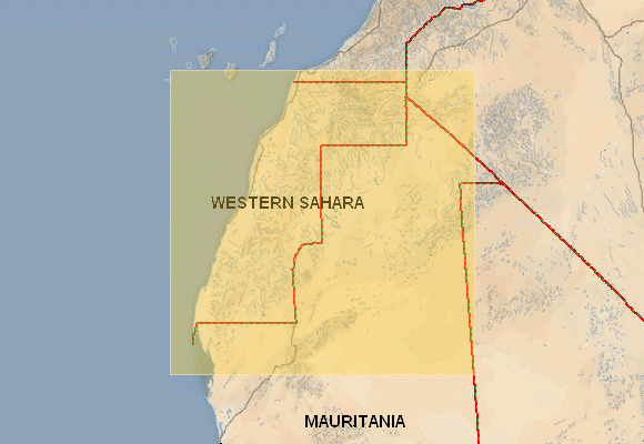 Download Western Sahara topographic maps - mapstor.com