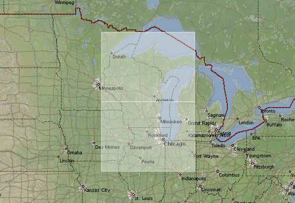 USGS topo maps of Wisconsin for download - mapstor.com