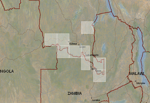 Download Zambia topographic maps - mapstor.com