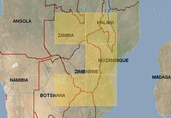 Download Zimbabwe topographiс maps - mapstor.com