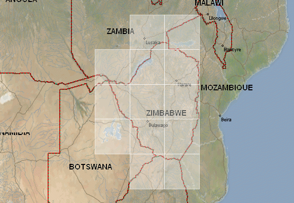 Download Zimbabwe topographiс maps - mapstor.com